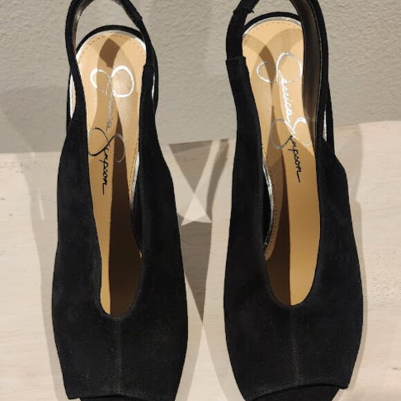 Jessica Simpson | Shoes | Jessica Simpson Jp Asilla Black Suede ...
